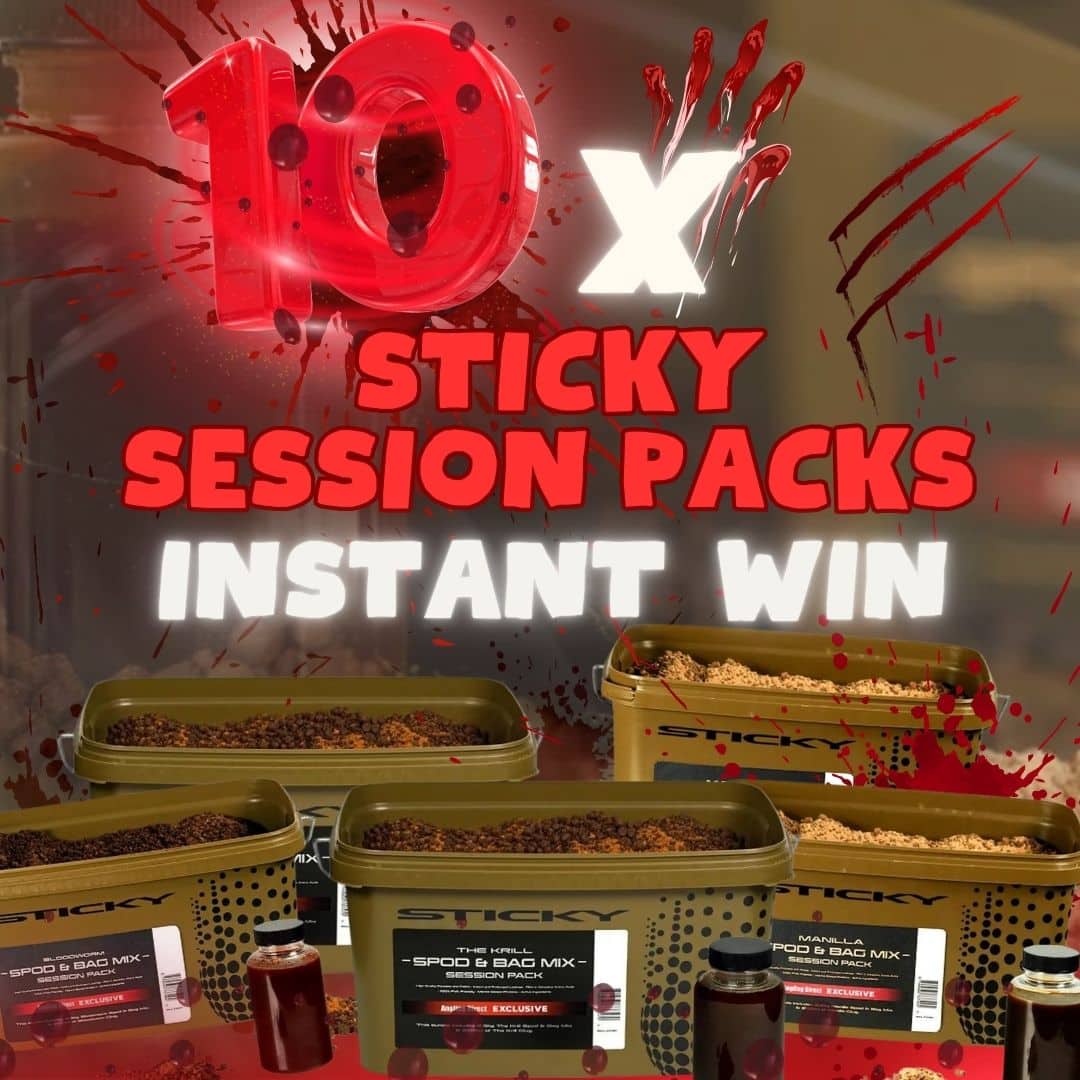 10 X STICKY SESSION PACK INSTANT WIN – Carp Hunter Giveaways