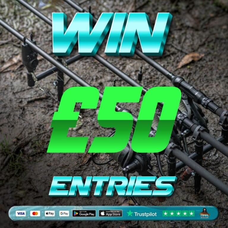 £50 ENTRIES INTO DAIWA INFINITY RODS – Carp Hunter Giveaways